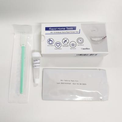 China INVBIO HIV Saliva Rapid Test Kit 25 Tests per Box 99% Accuracy Medical IVD for sale