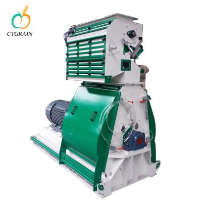 China Sorghum Maize Hammer Mill Grain Grinder Machine With Sieve Blades CE Approved for sale