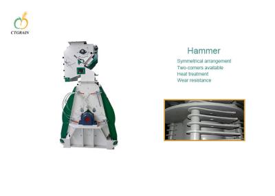 China Low Noise Fish Feed Hammer Mill Machine for sale