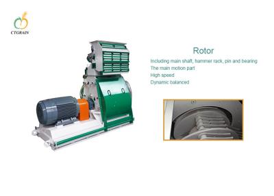 China Maize Hammer Mill With Cyclone Grain Milling Equipment for sale