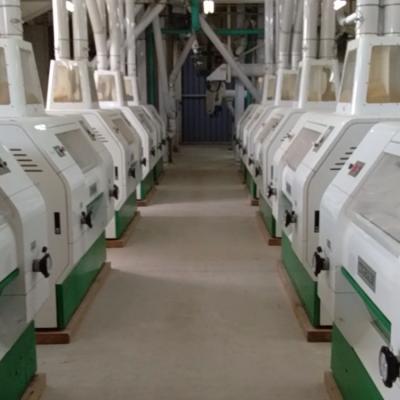 China PLC Control Maize Flour Milling Machine 60T-120T /24H Pneumatic Roller for sale