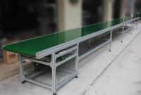 China Ailusi Custom Stainless Steel Conveyor Belt 6000mm Length 750mm Width Industrial Transfer System for sale