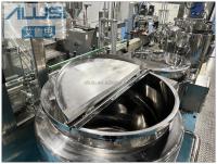 China 316 Stainless Steel 200L Jacketed Storage Tank with Heating and Cooling, Movable Mixing Tank for sale