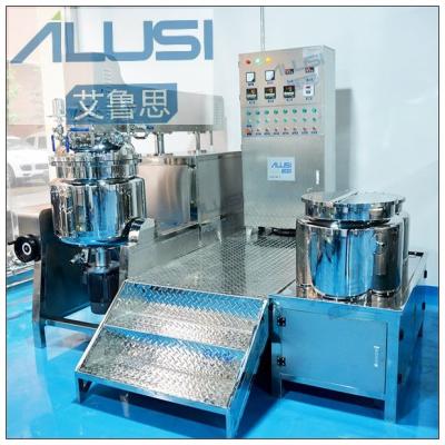 China Vacuum Emulsifier Cosmetic Skin Face Cream/Lotion/Ointment Maker Gel Wax Paste Making Mixing Machine for sale