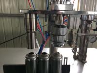 China Semi-Automatic Aerosol Spray Filling Machine 3 in 1 0.9 M3/Min 0.65-1.0MPa 20-500ml for sale