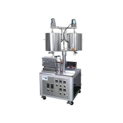 China 12 Nozzle Automatic Lipstick Filling Machine 220V 20L Hopper Lip Balm Filler for sale