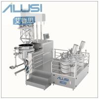 China 50L SUS304 SUS316L Facial Scrub Cosmetic Cream Mixer Machine Vacuum Emulsifier for sale