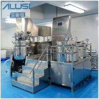 China 500L Cosmetic Toothpaste Production Line Vacuum Emulsifier Mixer 1-65 rpm for sale