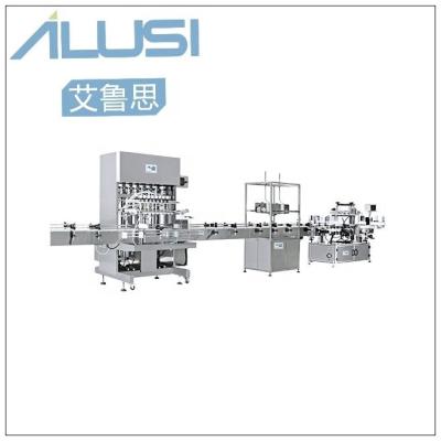China Ailusi SUS304 316L Plastic Bottle Liquid Filling Capping Production Line 1000ml for sale