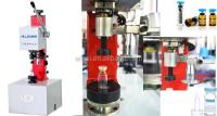 China Manual Oral Liquid Glass Bottle Capping Machine Table Top Sealer 110V 220V Aluminum Crimping for sale