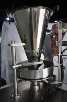 China Liquid Soap / Body Lotion / Bean Sause Vertical Filling Forming Bag And Sealing Machine for sale