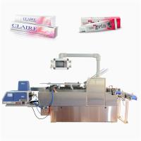 China Automatic Horizontal Cartoning Machine 60-80 Boxes Min PLC Controlled Tube Box Packing Machine for sale