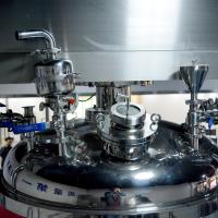 China SUS304 Cosmetics Making Paste Liquid Cream Mixer Machine Stirring Equipment 220V/380V 50Hz for sale