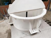 China 1000L Polypropylene Chemical Mixing Tank Bleach Detergent Making Machine Anti Corrosive Agitator for sale