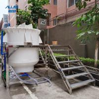 China 1000L Polypropylene Chemical Mixing Tank Bleach Detergent Making Machine Anti Corrosive Agitator for sale