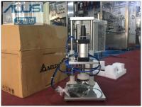 China Fully Pneumatic Semi Automatic Perfume Bottle Collar Press Machine 13-22mm Mold for sale