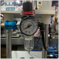 China Fully Pneumatic Semi Automatic Perfume Bottle Collar Press Machine 13-22mm Mold for sale