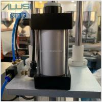 China Fully Pneumatic Semi Automatic Perfume Bottle Collar Press Machine 13-22mm Mold for sale