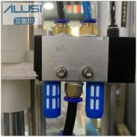 China Fully Pneumatic Semi Automatic Perfume Bottle Collar Press Machine 13-22mm Mold for sale