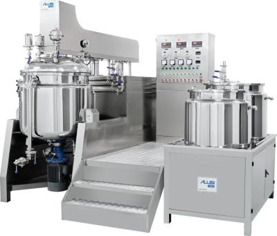 China Ailuisi Homogenizer Toothpaste Making Machine 1000L 380V Vacuum Emulsifying Mixer for sale