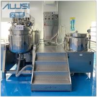 China 50L-300L Hydraulic Lifting Vacuum Homogenizer Emulsifier Mixer for Cosmetics for sale