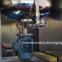 China 75 Kw Cosmetic Lotion Homogenizer 220V Vacuum Emulsifier Mixer for sale