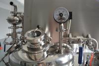 China 75 Kw Cosmetic Lotion Homogenizer 220V Vacuum Emulsifier Mixer for sale