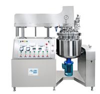 China 75 Kw Cosmetic Lotion Homogenizer 220V Vacuum Emulsifier Mixer for sale