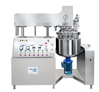 China 75 Kw Cosmetic Lotion Homogenizer 220V Vacuum Emulsifier Mixer for sale