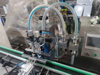 China Pneumatic Piston Viscous Liquid Filling Machine 316L Stainless Steel 100-1000ml for Honey Peanut Butter Cream for sale