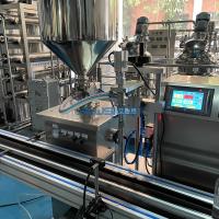 China PLC Control Single Head Liquid Filling Machine 50-500ml Pneumatic Bottle Filler for Shampoo Detergent for sale