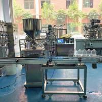 China PLC Control Single Head Liquid Filling Machine 50-500ml Pneumatic Bottle Filler for Shampoo Detergent for sale