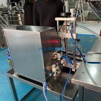 China PLC Control Single Head Liquid Filling Machine 50-500ml Pneumatic Bottle Filler for Shampoo Detergent for sale