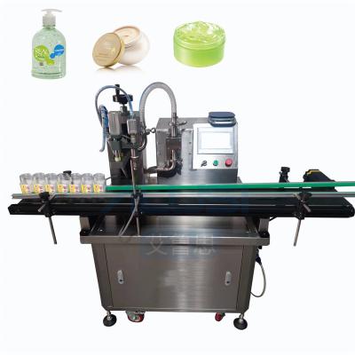China Automatic High Viscosity Liquid Filling Machine 20-5000ml Pneumatic Piston Filler for Lotion Hand Soap for sale