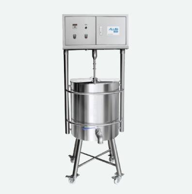 China Stainless Steel Heating Mixing Tank 20-50L 380V Mascara Lipstick Homogenizer Making Machine for sale
