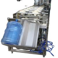 China 200 BPH 5 Gallon Barreled Water Washing Filling and Capping Machine Automatic Bottle Washer for sale