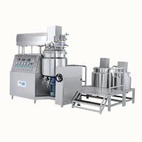 China Ailusi Hydraulic Lifting Vacuum Emulsifying Mixer Machine Cosmetic Cream for sale
