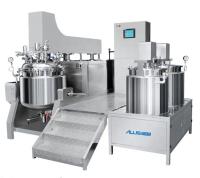 China Ailusi Vacuum Emulsifying Mixer Body Cream Lotion Making Machine for sale