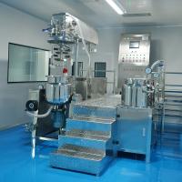 China Ailusi Vacuum Emulsifying Mixer Body Cream Lotion Making Machine for sale