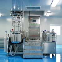 China Ailusi Vacuum Emulsifying Mixer Body Cream Lotion Making Machine for sale