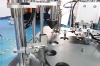 China Semi-Automatic Plastic Tube Filling Sealing Machine 10 Holes 5-400ml for Cosmetics for sale