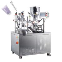 China Semi-Automatic Plastic Tube Filling Sealing Machine 10 Holes 5-400ml for Cosmetics for sale