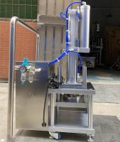 China Semi-Automatic Lab Scale Cosmetic Powder Pressing Machine 10 Ton for sale