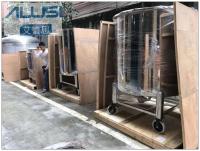 China 316L Stainless Steel Heat Preservation Liquid Chemical Storage Tank 2000L for Cosmetic Industry for sale