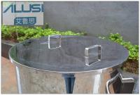 China 316L Stainless Steel Heat Preservation Liquid Chemical Storage Tank 2000L for Cosmetic Industry for sale