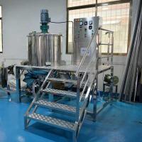 China 6000L Hand Sanitizer Mixer Machine Bottom Homogenizer With Frequency Inverter for sale