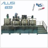 China Mechanical 1800PCS/H Vacuum Emulsifying Mixer Homogenizer Mixing Machine for sale
