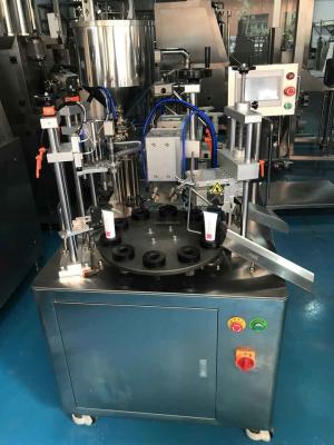 China Semi Automatic Ultrasonic Tube Filling Machine for Cream Paste 10-250ml 16-50mm for sale