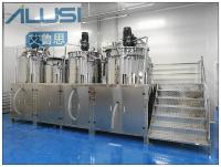 China SUS304 316L Liquid Soap Making Machine 1000L Capacity 7.5KW Homogenizer Detergent Shampoo Mixer for sale