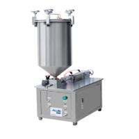 China Pneumatic Nail Polish Filling Machine 30PCS/Min 1-20ml Filling Range for Cosmetic Mascara Foundation for sale